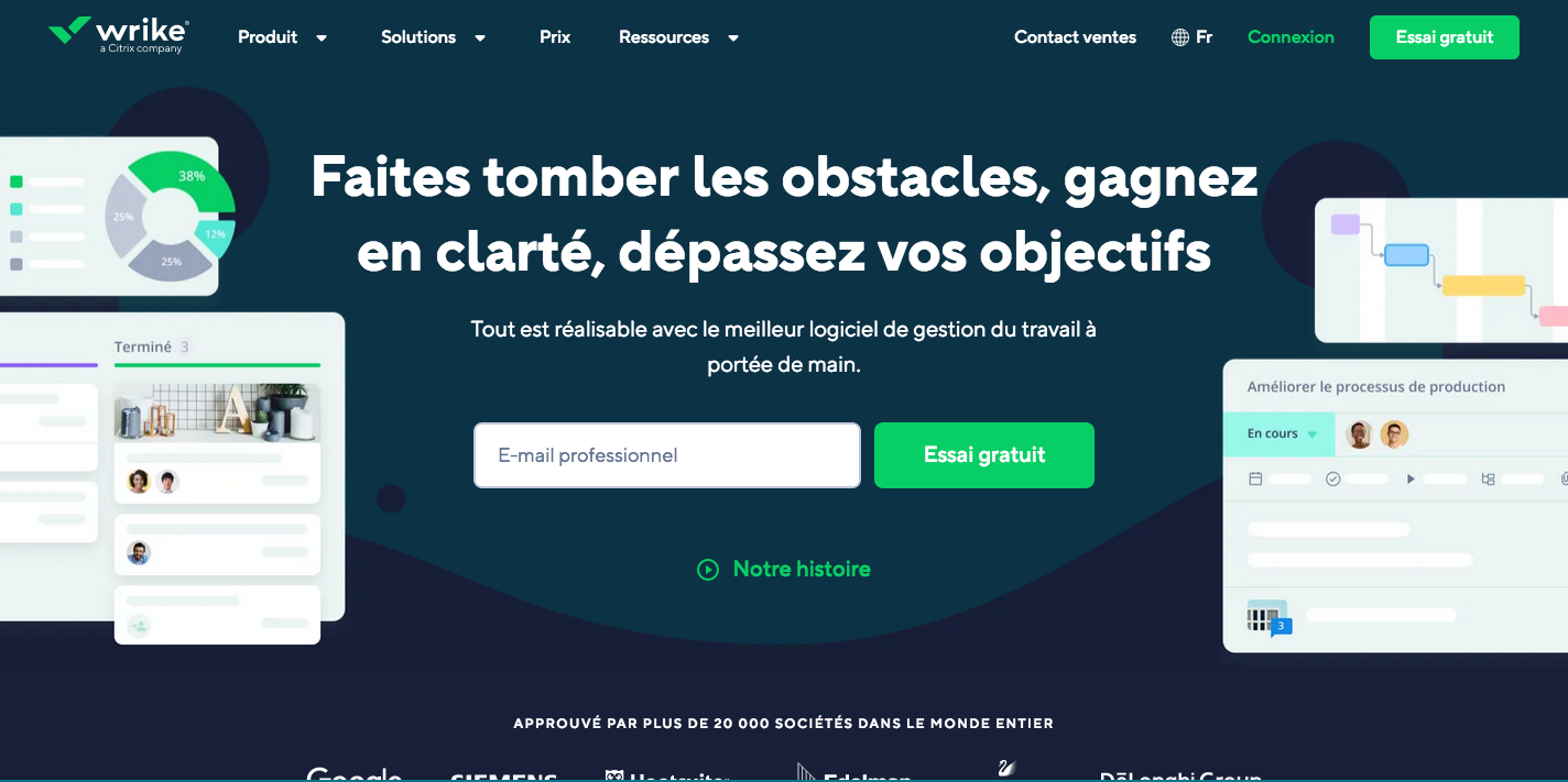 Les 6 Meilleurs Logiciels de Gestion de Projet d'Entreprise en 2026 (Avis)